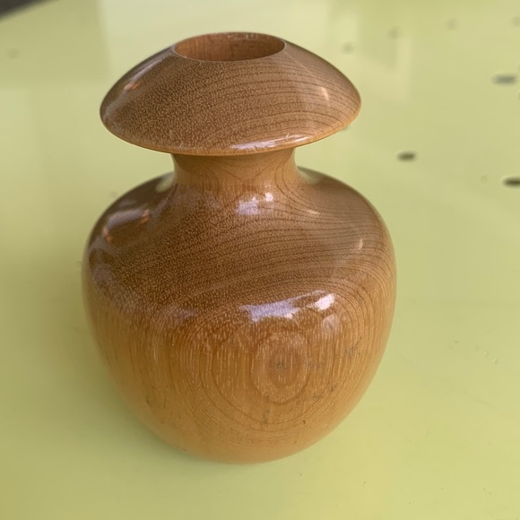 Vintage | Accents | Vintage Turned Myrtlewood Vase House Of Coos Bay ...